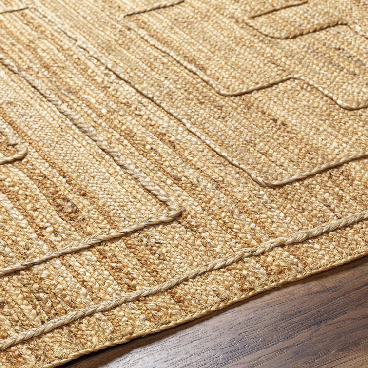 Foundry Select Halle Handmade Flatweave Jute/Sisal Tan Rug | Wayfair