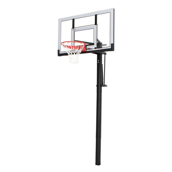 Lifetime Height Adjustable In-Ground Basketball Hoop (54" Acrylic ...