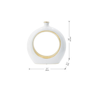 Orren Ellis Maxwellton Ceramic Table Vase & Reviews | Wayfair
