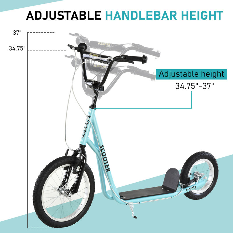 Aosom Adjustable Handlebar Motorcycle | Wayfair