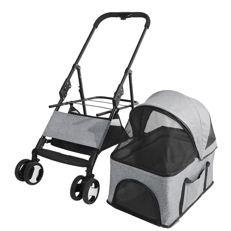 BingoPaw Folding Standard Stroller with Detachable Carrier | Wayfair