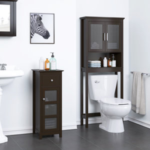 Red Barrel Studio® Vivelle Freestanding Over-The-Toilet Storage ...