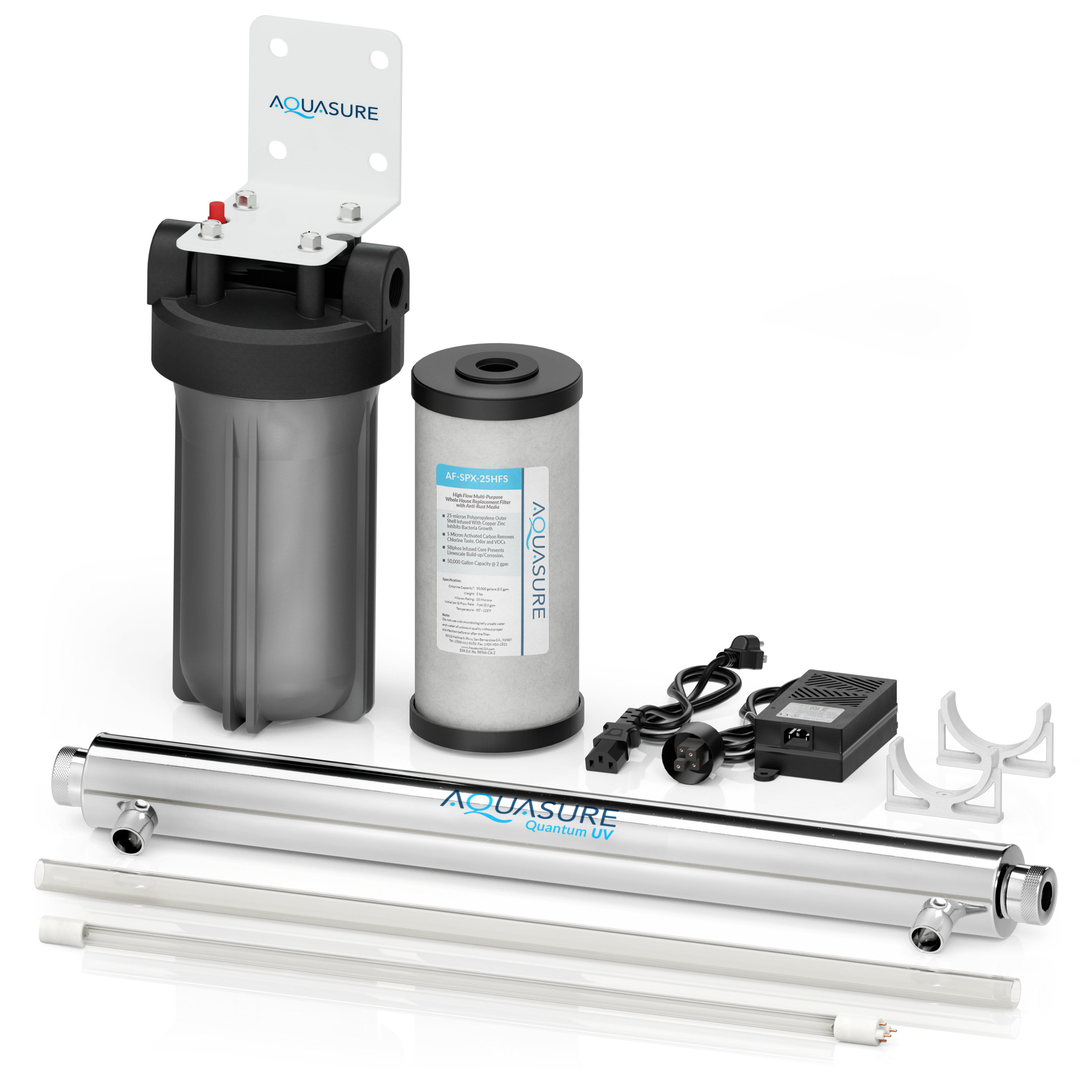 Aquasure 8 GPM Ultraviolet Light Whole House Filtration System | Wayfair