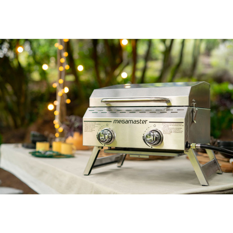 Megamaster 2 Burner Tabletop Gas Grill & Reviews | Wayfair