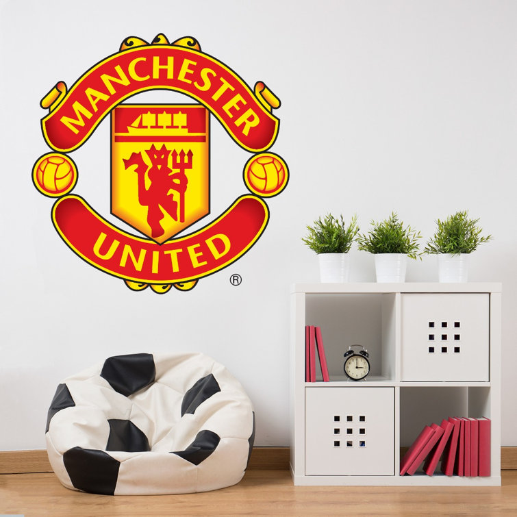 Themed Manchester United Crest Wall Sticker | Wayfair.co.uk
