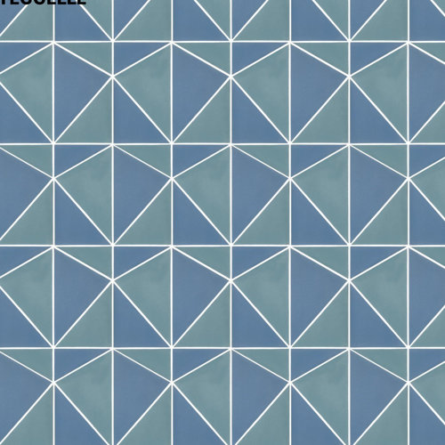 Tesselle Pinnacle 9" x 8" Cement Patterned Wall & Floor Tile | Wayfair