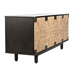 Noir Brook 4 Door Sideboard | Wayfair