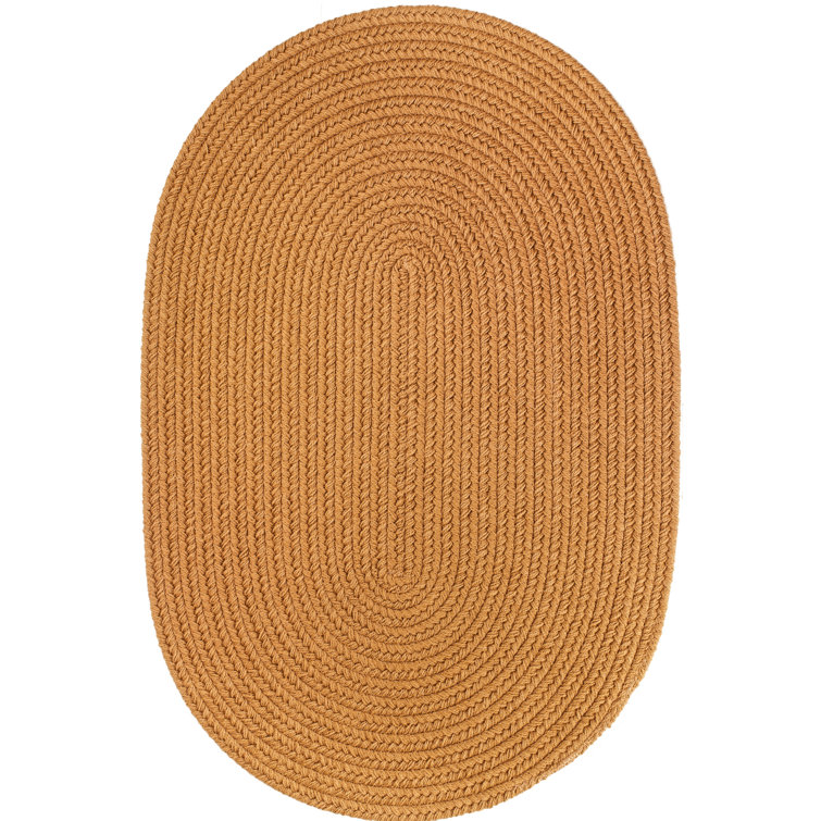 August Grove® Smyth Handmade Performance Gold Rug & Reviews | Wayfair