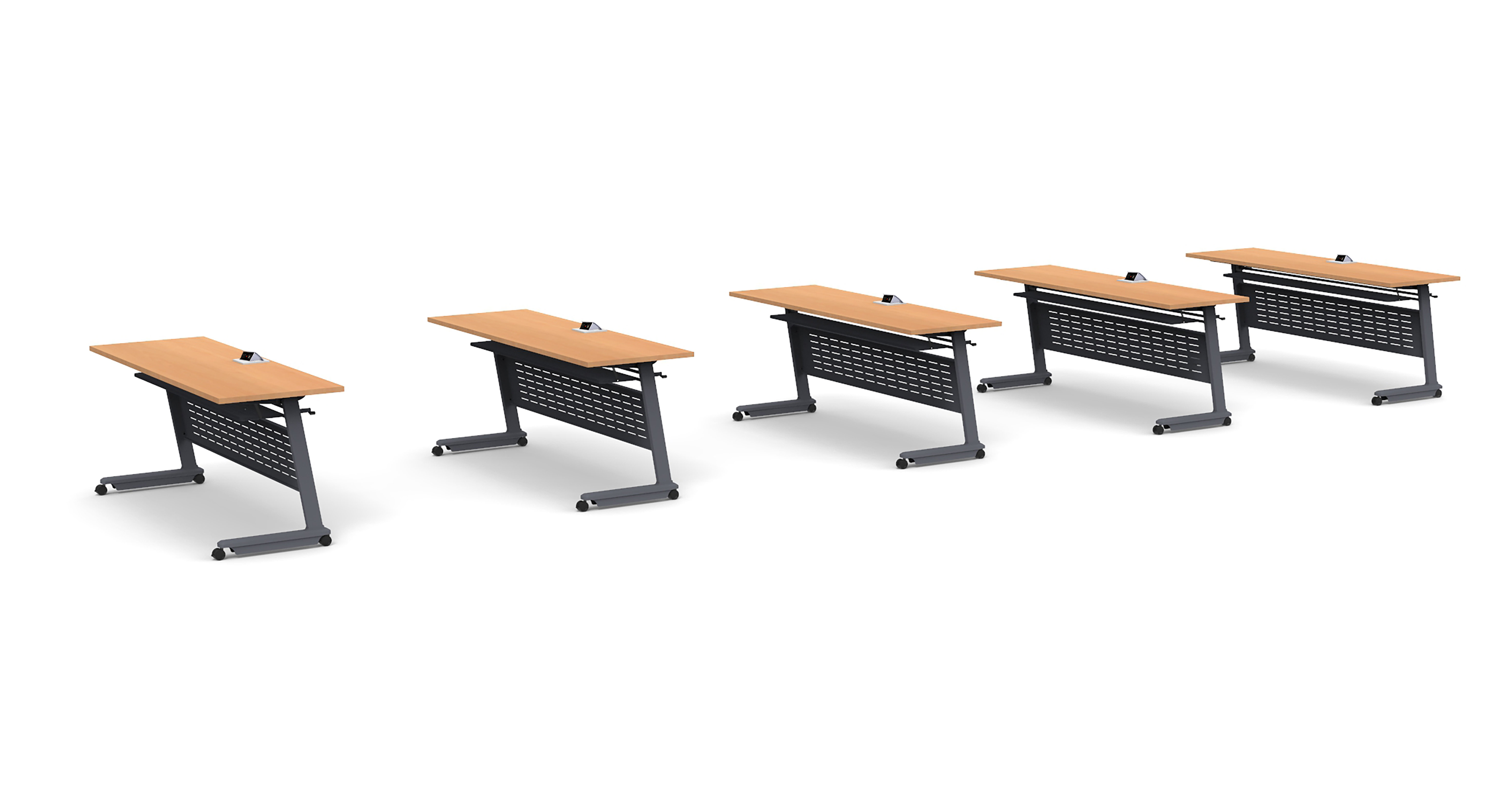 TeamWORK Tables 10 Person Training Meeting Seminar Tables Set | Wayfair