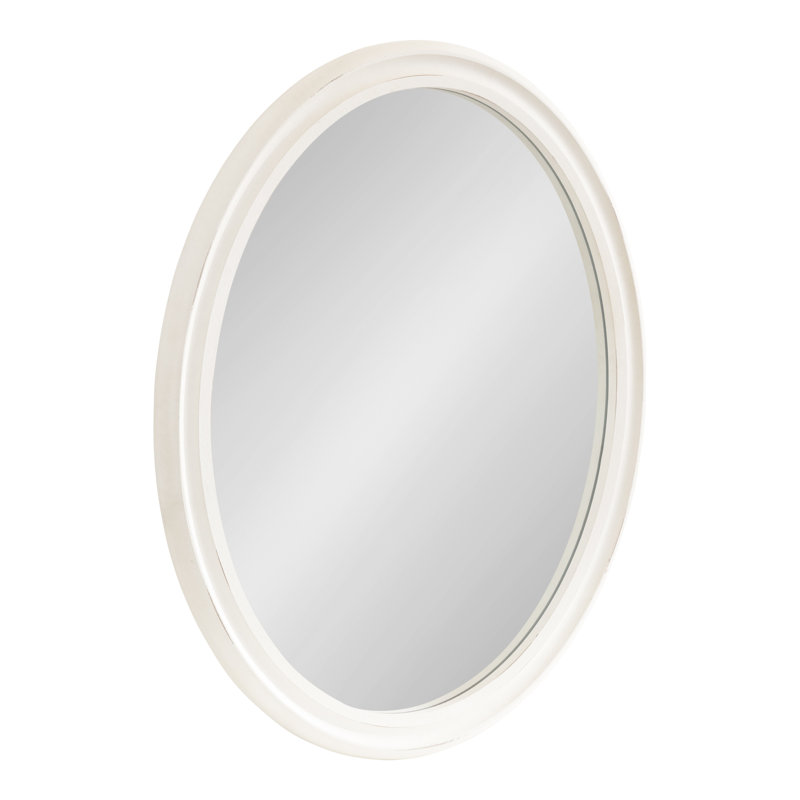 Mistana™ Jorah Oval Solid Wood Wall Mirror & Reviews | Wayfair