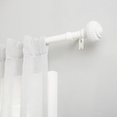 Lauren Ralph Lauren Cayson 1" Window Curtain Rod and Finial Set ...