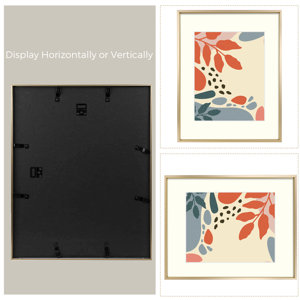 Kelly Clarkson Home Ryleigh Metal Gallery Picture Frame Real Glass Wall ...