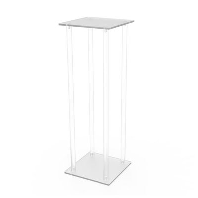 Latitude Run® Kammeron Tall Clear Acrylic Riser Transparent Plexiglass ...