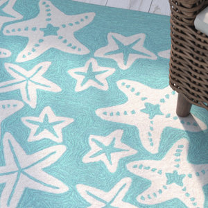 Beachcrest Home Vogt Handmade Blue Rug & Reviews | Wayfair