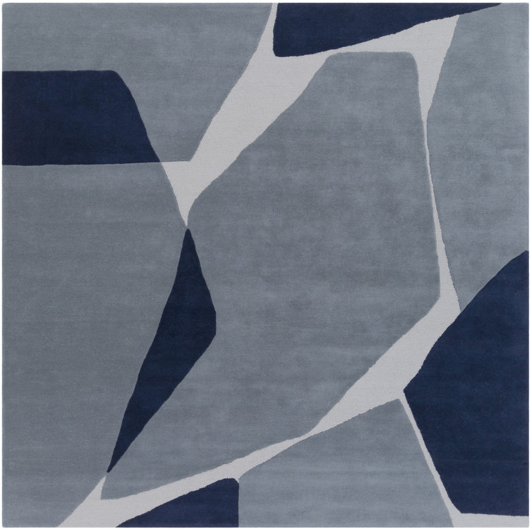 Sean Handmade Wool Blue/Navy/Light Slate Rug & Reviews | AllModern