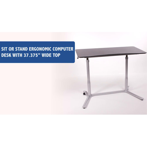 Upper Square™ Kamen Sit-Down, Stand-Up Ergonomic Computer Desk ...