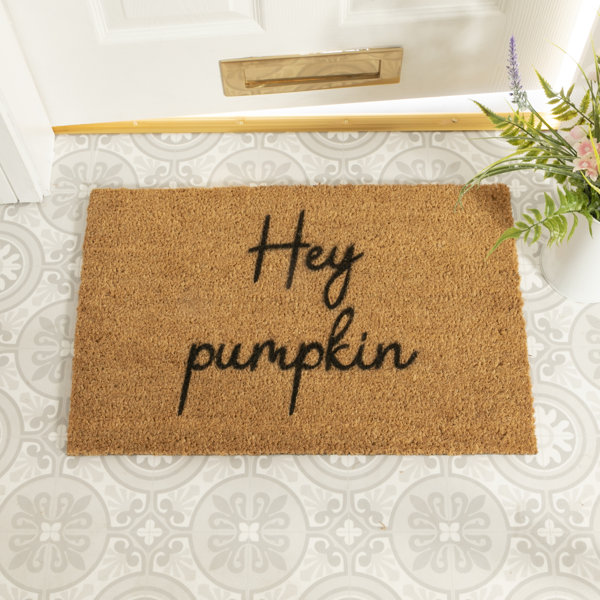 Maturi Hey Pumpkin Doormat | Wayfair.co.uk