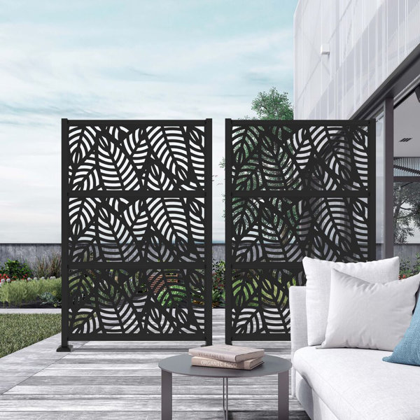 Barrette Outdoor Living 2 ft. x 4 ft. Decorative Screen Panel Frame Kit ...