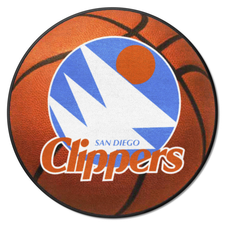 FANMATS San Diego Clippers_NBA Retro San Diego Clippers Basketball Rug ...