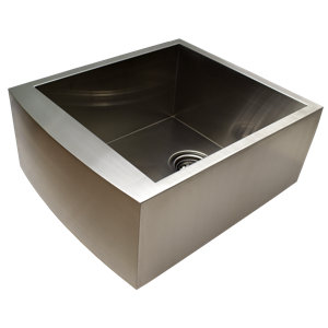 Alpha International 20.5'' W Single Bowl Stainless Steel Farmhouse ...