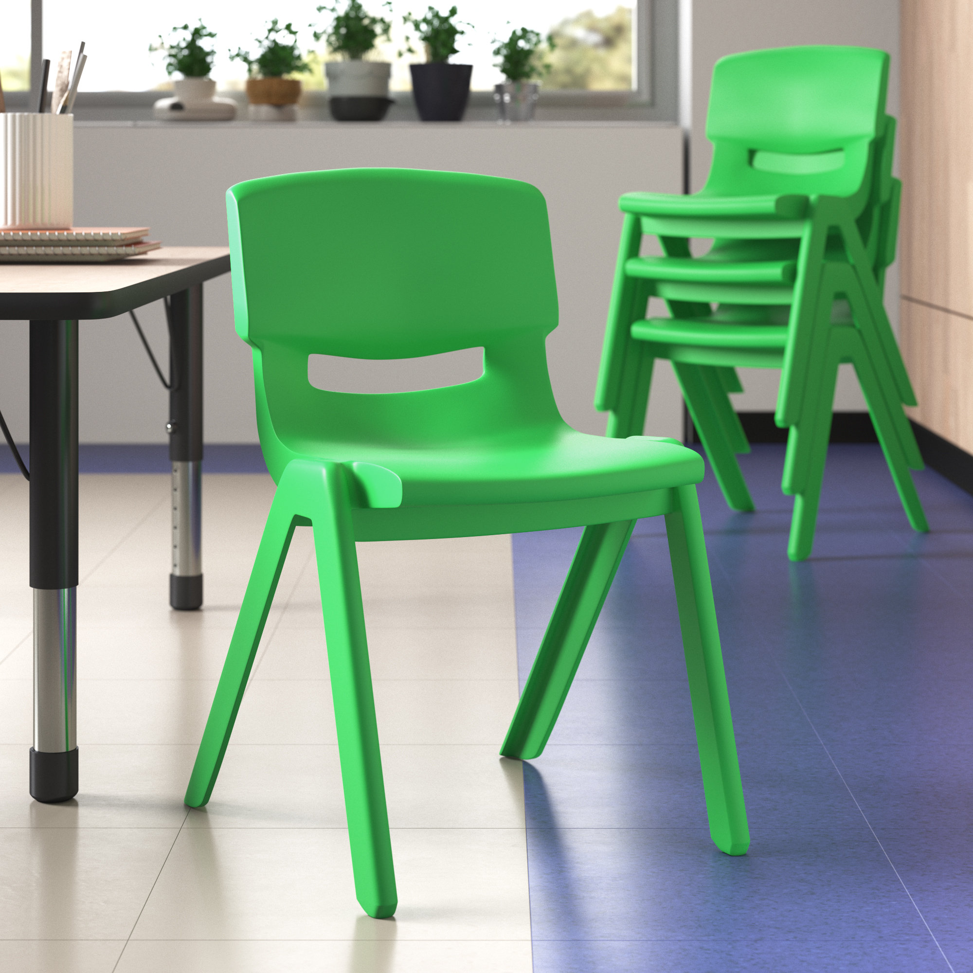 Flash Furniture Plastic Classroom Chair & Reviews | Wayfair