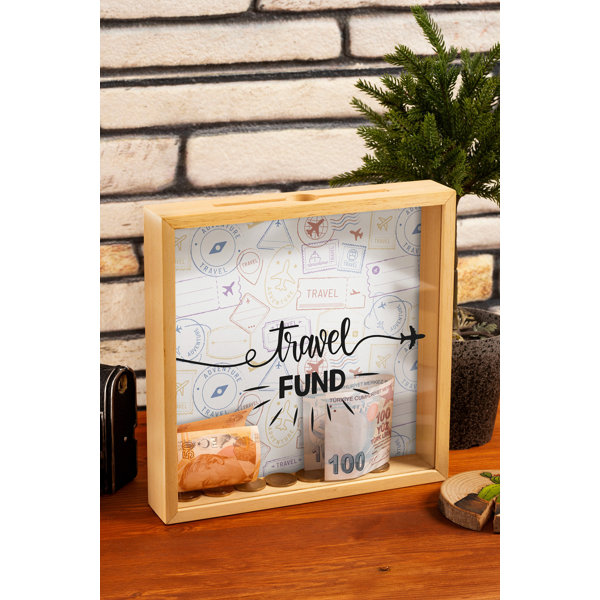 Maturi Lera Travel Fund Design Decorative Box | Wayfair.co.uk