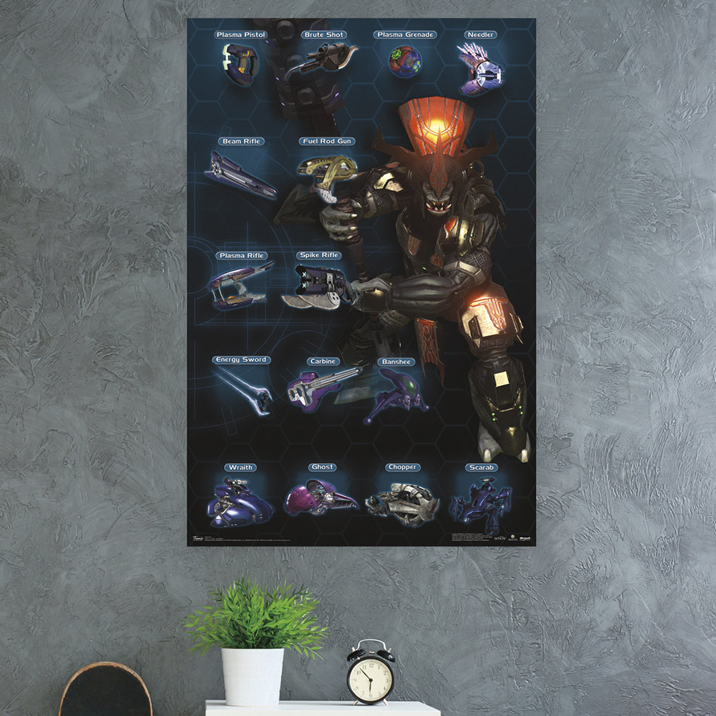 Trends International Halo 3 - Chart - Covenant Paper Print - Wayfair Canada