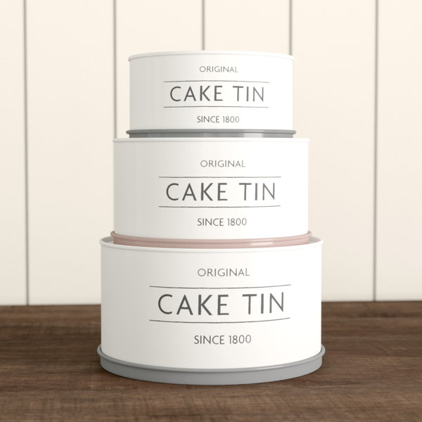 Mason Cash Innovative Kitchen 3 Piece Cake Tin Set & Reviews | Wayfair ...