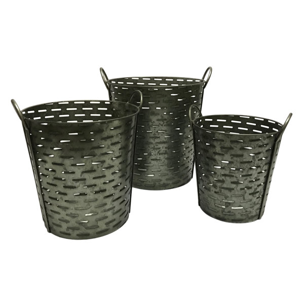 Metal-olive-bucket | Wayfair