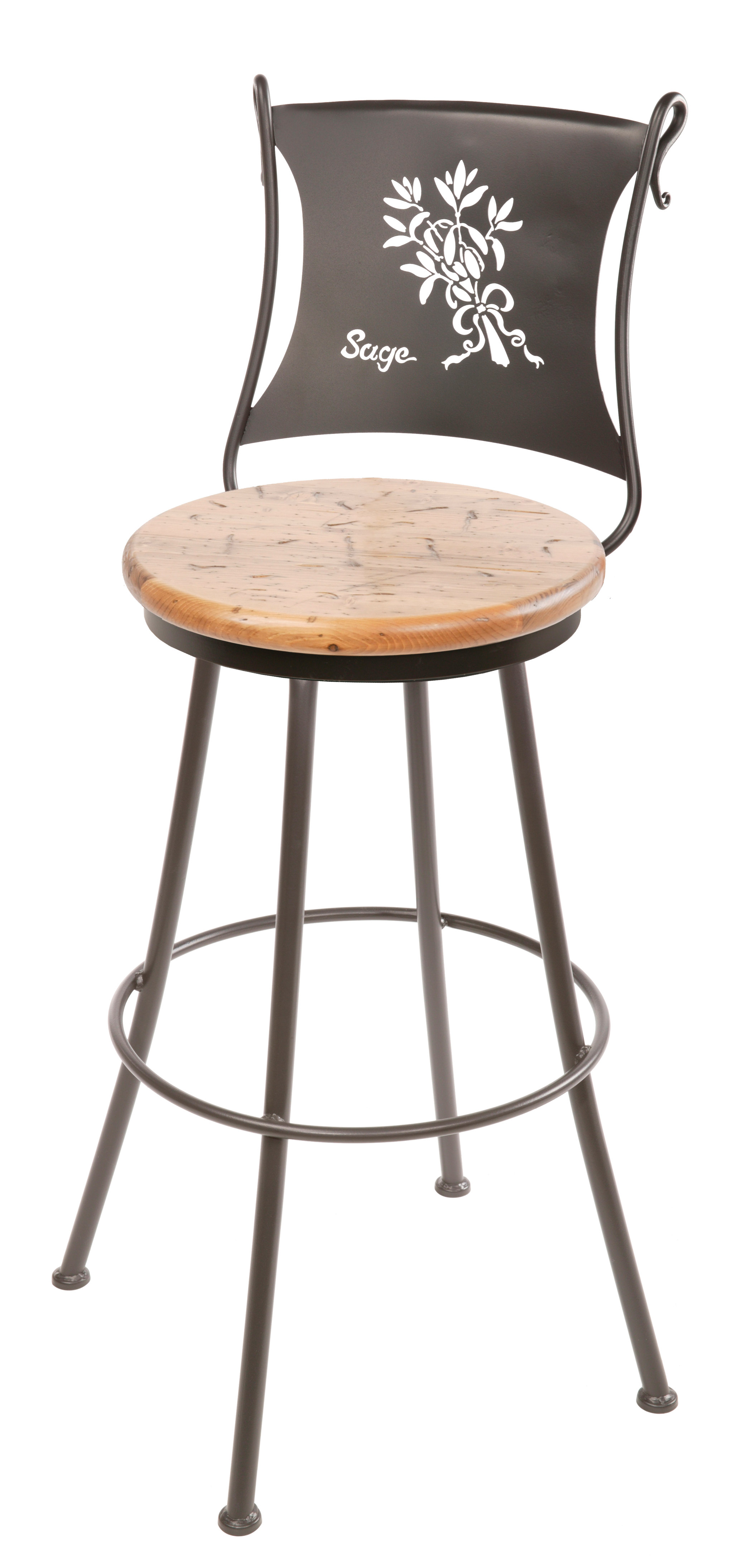 Fleur De Lis Living Chism Sage Swivel Bar & Counter Stool | Wayfair