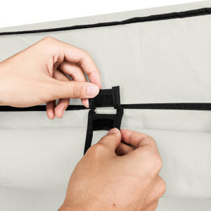 Rebrilliant 45 Pairs Beige Shoe Rack & Reviews | Wayfair