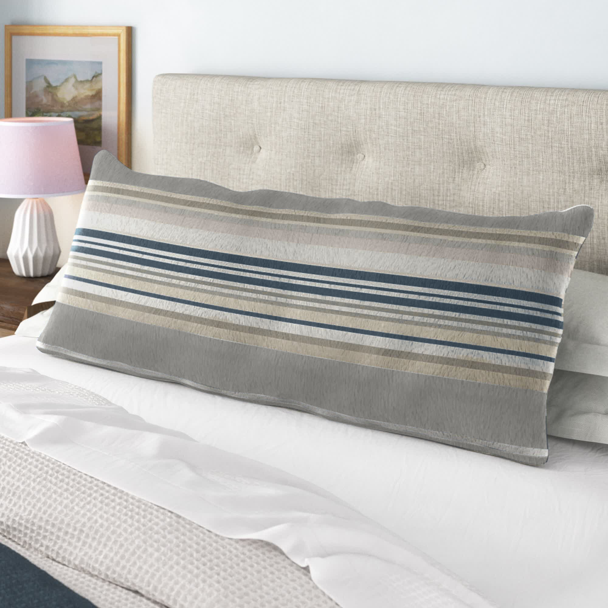 Rebrilliant Leroya Polyester Body Pillow Plush Support Pillow | Wayfair