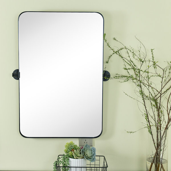 Chrome-rectangle-mirror | Wayfair
