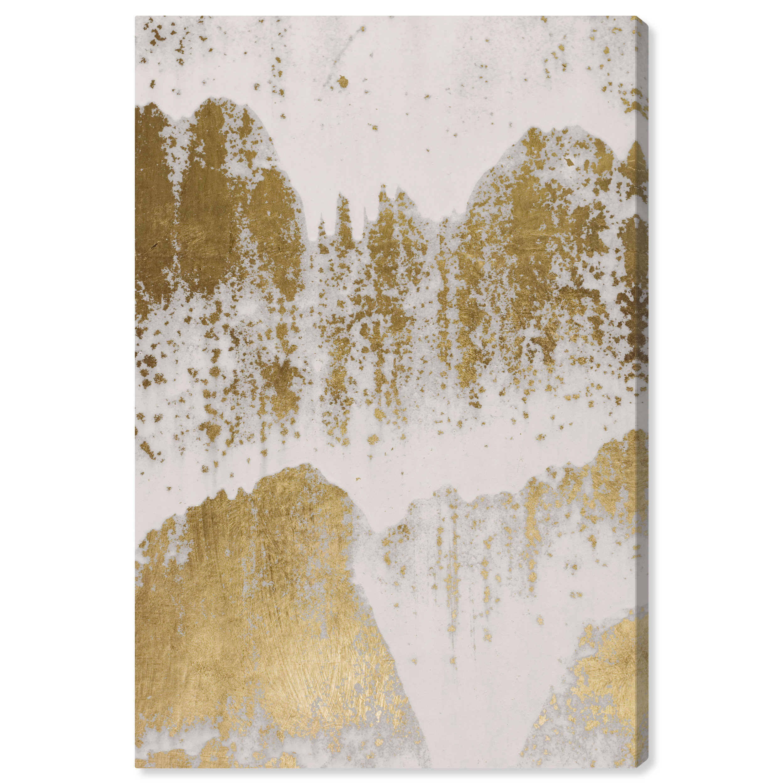 Mercer41 Golden Metal Rust On Canvas Print | Wayfair