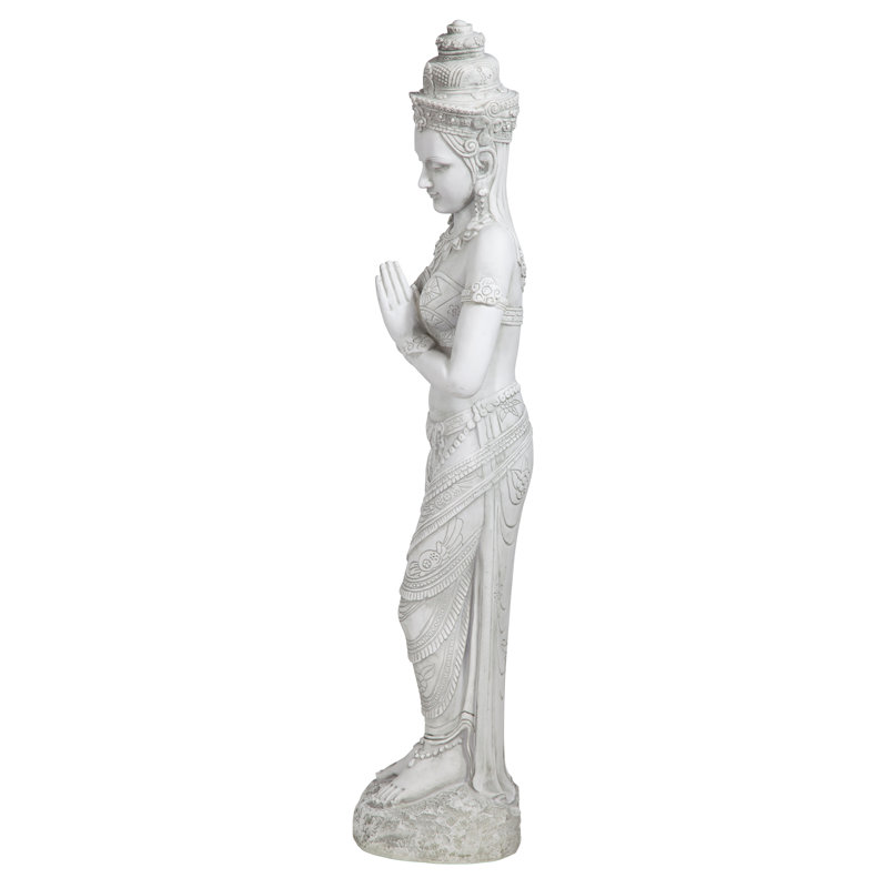 Design Toscano Thai Teppanom Beautiful Being Statue & Reviews | Wayfair