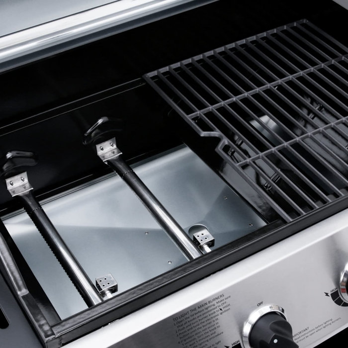 VANSTON 4 - Burner Countertop Liquid Propane Gas Grill with Side Burner ...