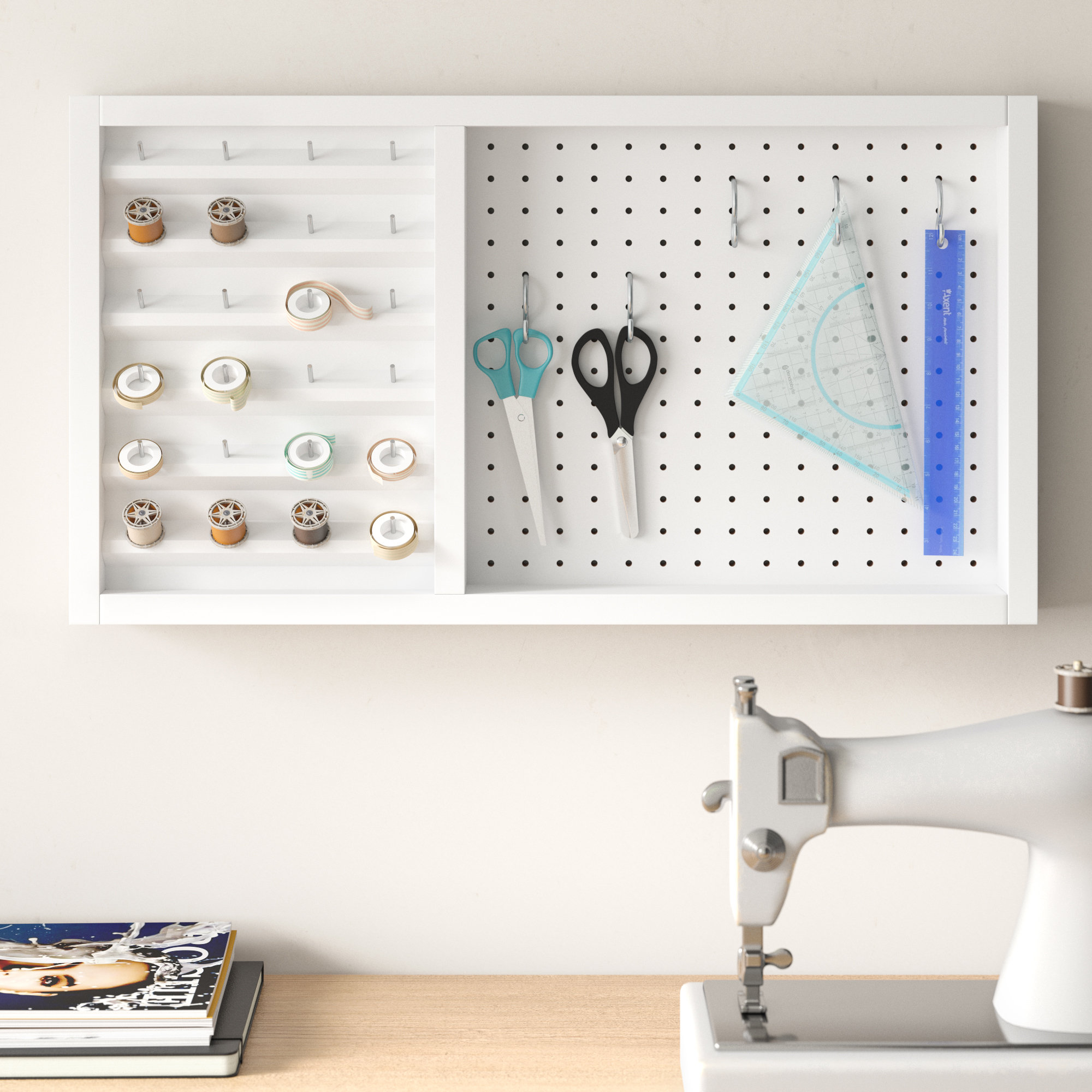 WFX Utility™ Reinertown Craft Wall Mount Thread Store & Reviews | Wayfair