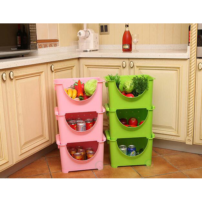 Rebrilliant Stackable Plastic Storage Container Bins & Reviews | Wayfair