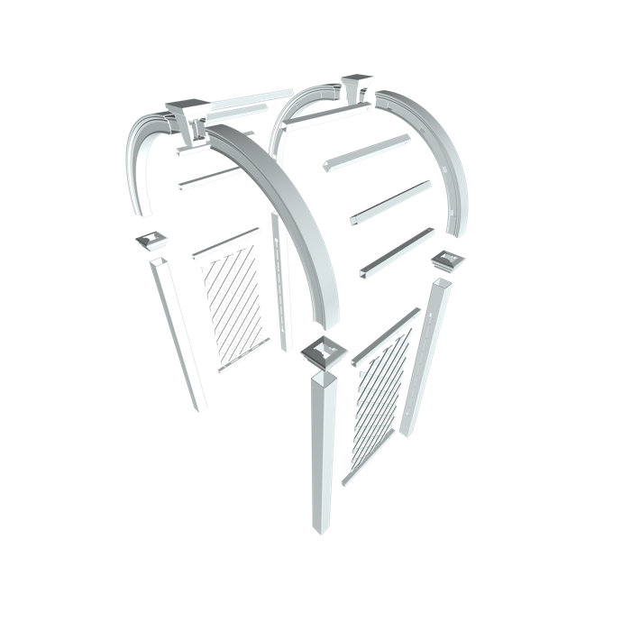 Vita Nantucket Legacy Vinyl Arbor & Reviews | Wayfair