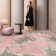 Karen Jai Home Handmade Hand Tufted Wool Pink Rug | Wayfair