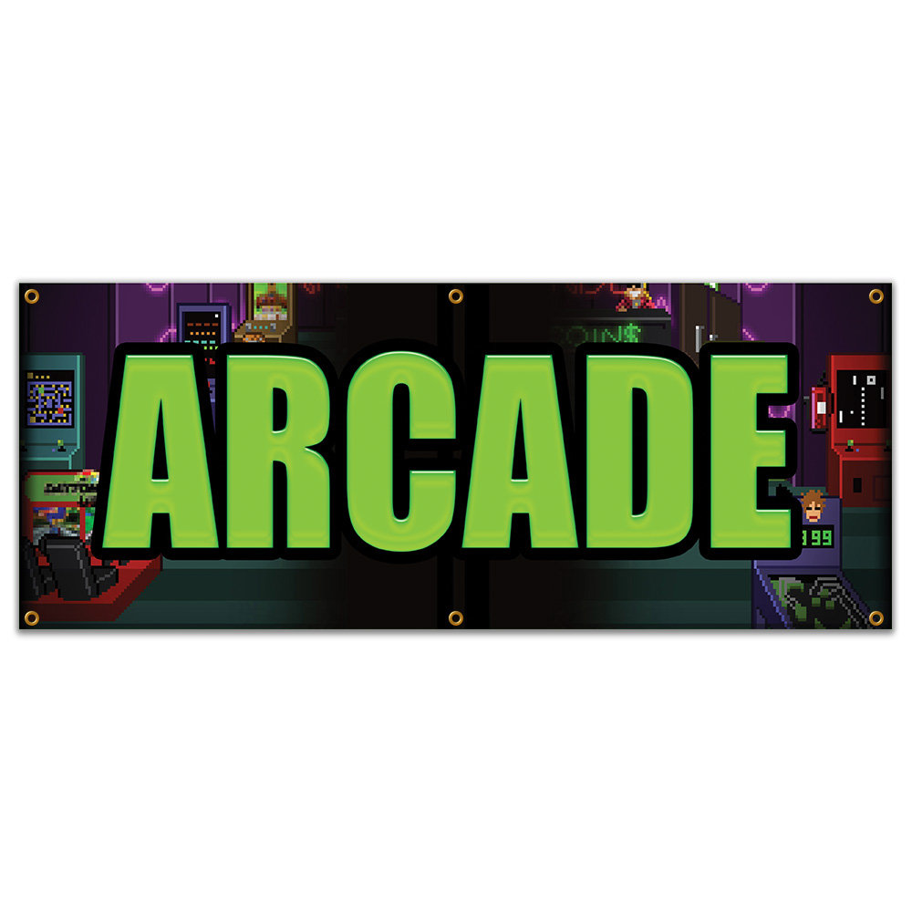SignMission Arcade Banner Sign | Wayfair