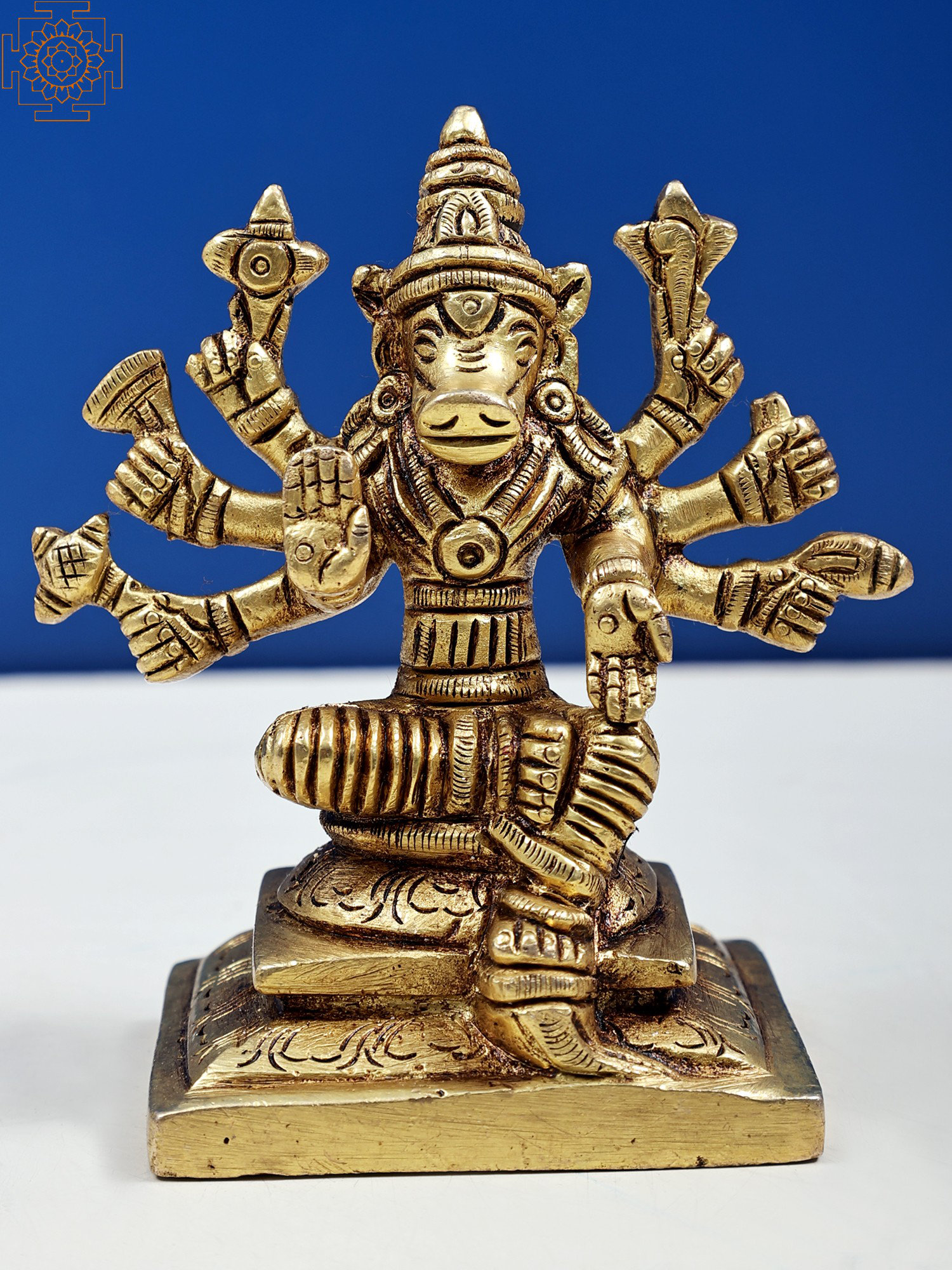Bungalow Rose Eight Armed Goddess Varahi Figurine | Wayfair