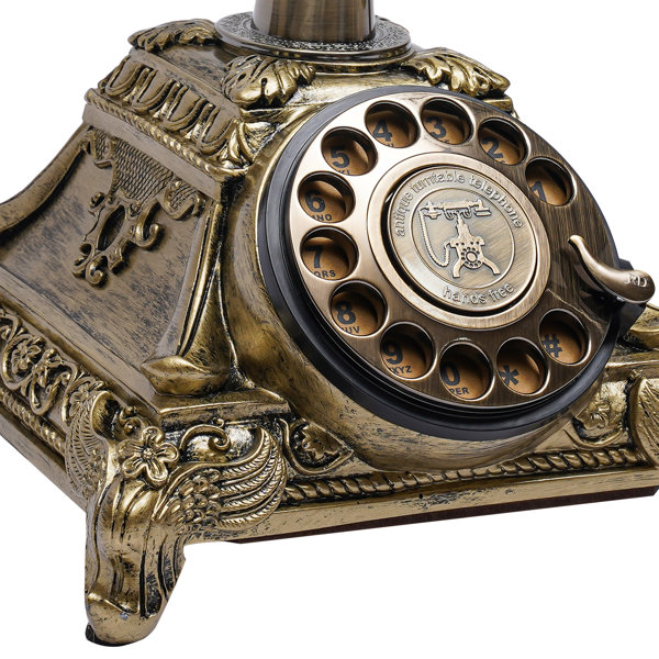 House of Hampton® Vintage Rotary Handset Decorative Telephone & Reviews ...