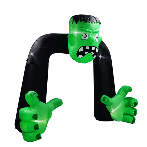 The Holiday Aisle® Frankenstein Archway Inflatable Set | Wayfair