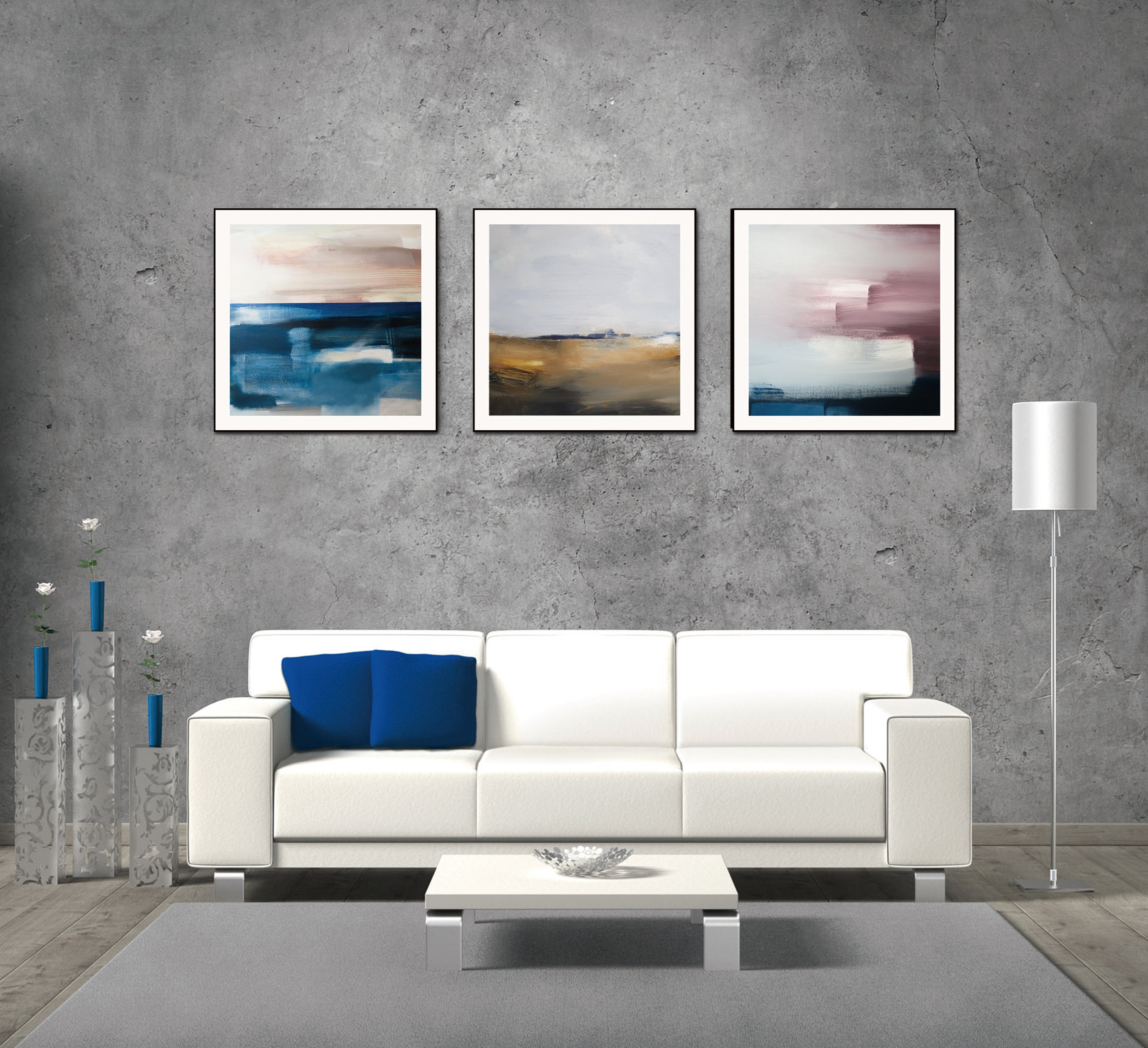 Orren Ellis 3 Piece Painting Set on Canvas | Wayfair
