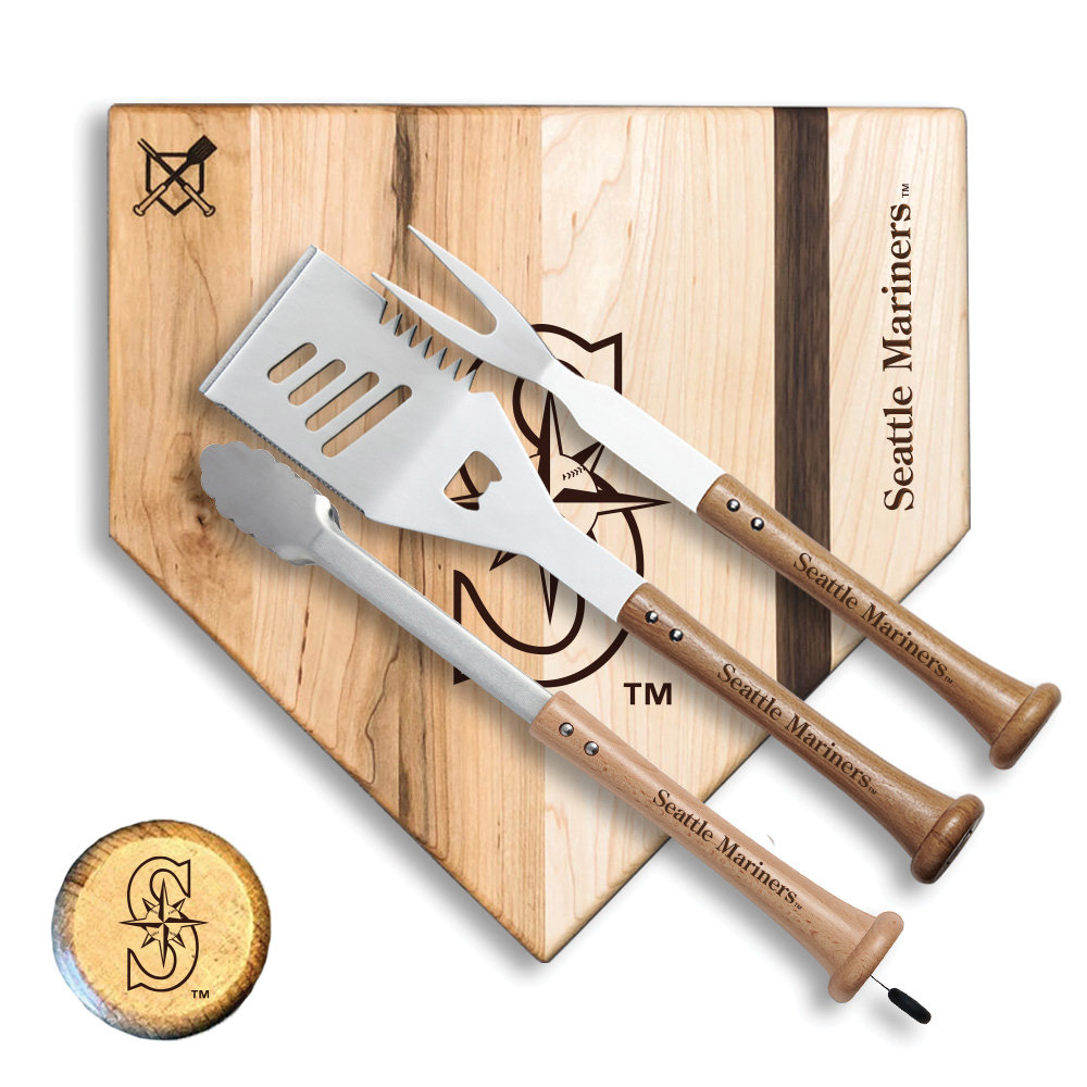 Baseball BBQ Trough Slugger Combo Grilling Tool Set | Wayfair