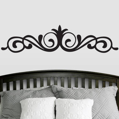 House of Hampton® Decorative Flourish Scroll Wall Decal & Reviews | Wayfair