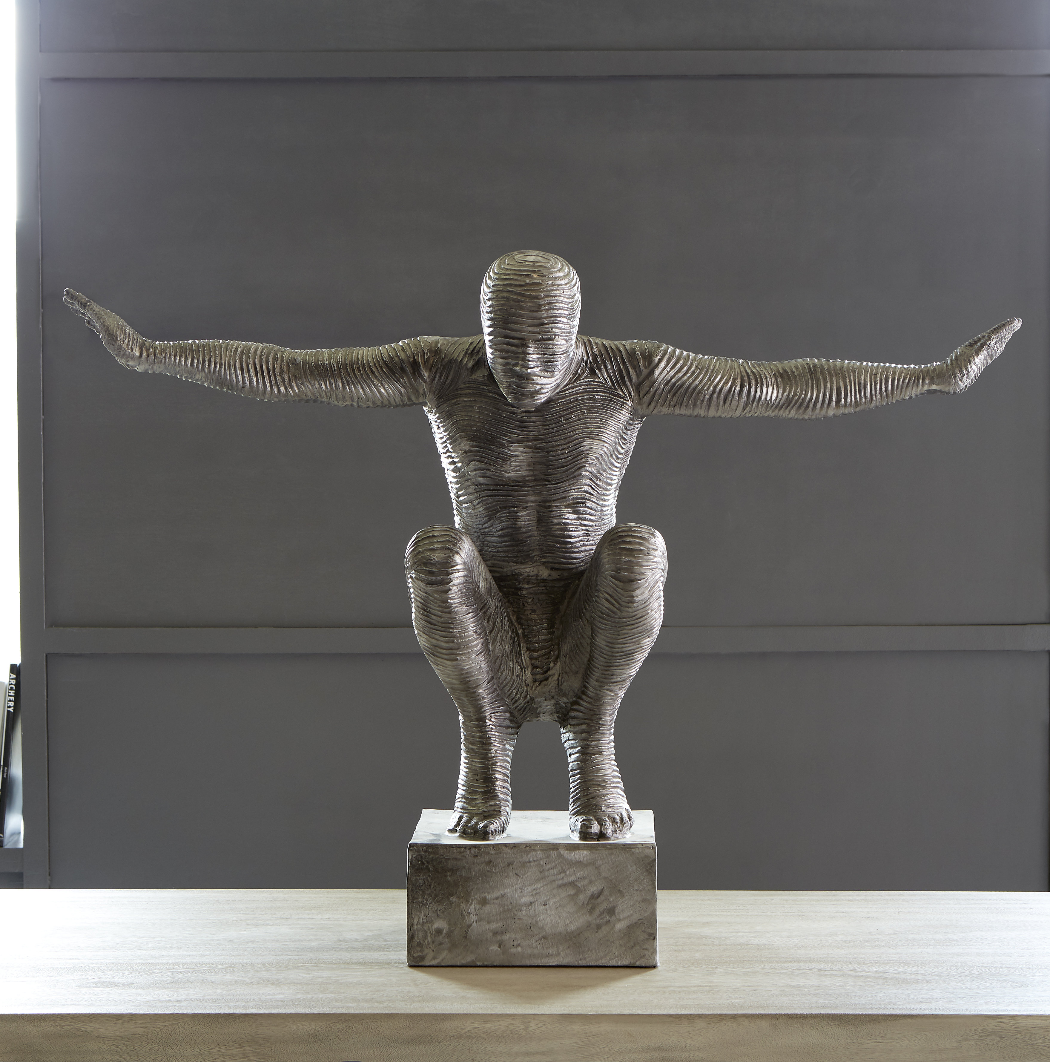 Phillips Collection Aluminum Outstretched Arms Statue | Perigold