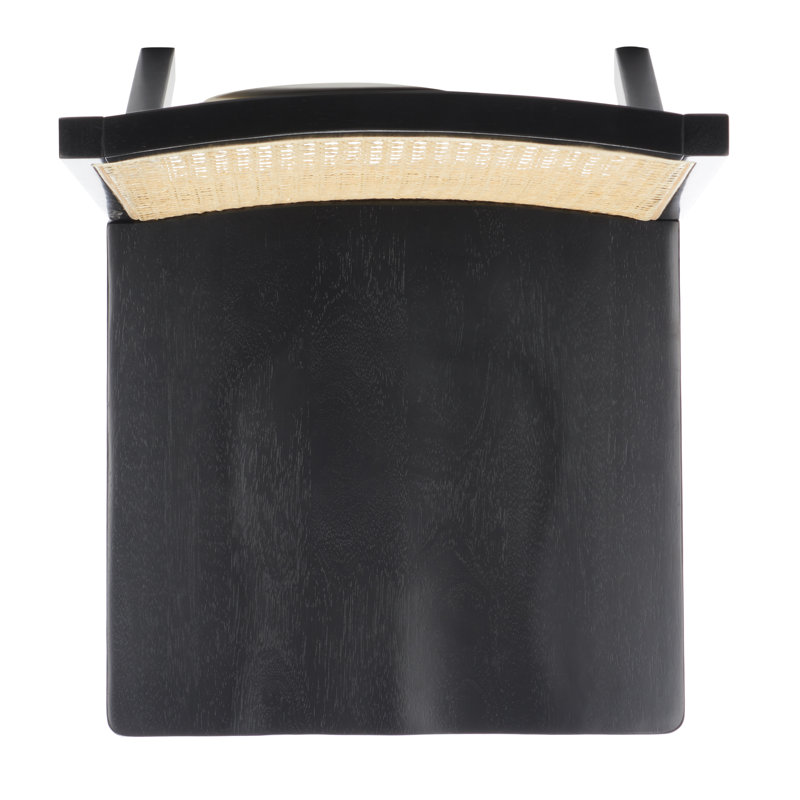 Sand & Stable Kalin Side Chair in Black/Natural | Wayfair