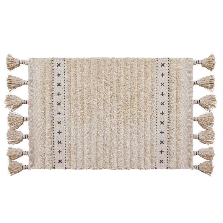 Lucky Brand Maharis Fringe Bath Rug | Wayfair